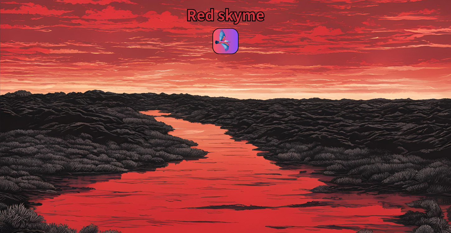 Red skyme